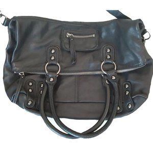 Linea Pelle | Bags | Linea Pelle Black Dylan Foldover Tote | Poshmark
